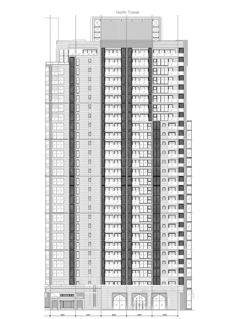 Elevation-1 - North Tower | PDF