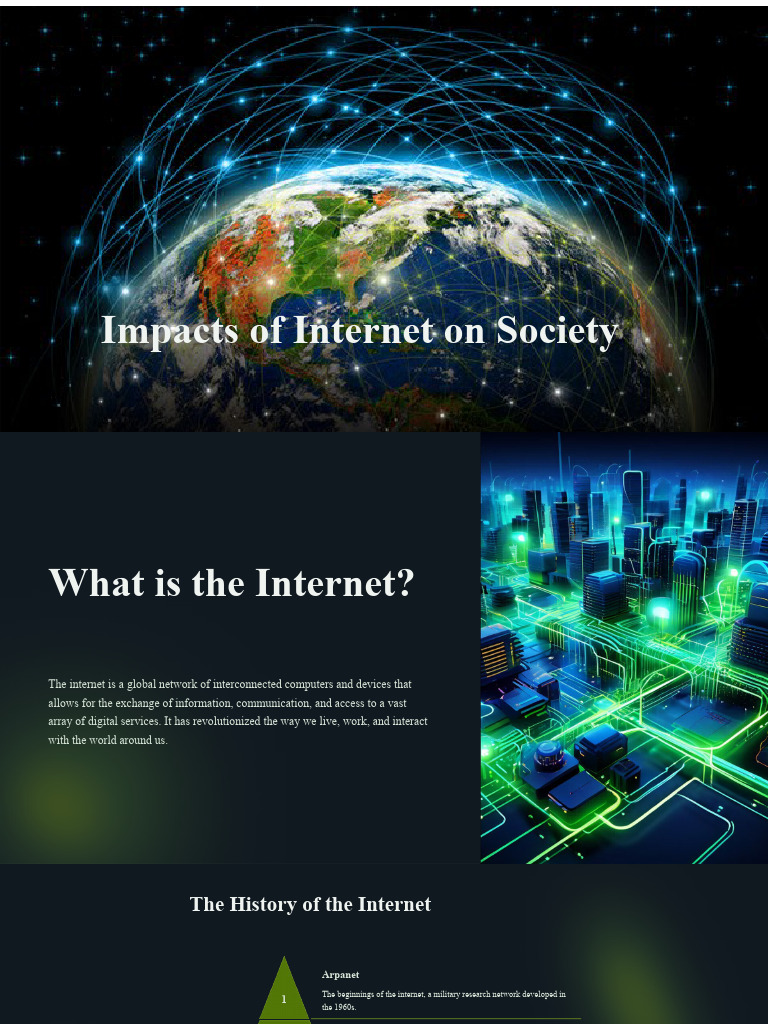Internet Presentation | PDF | Computer Network | Internet