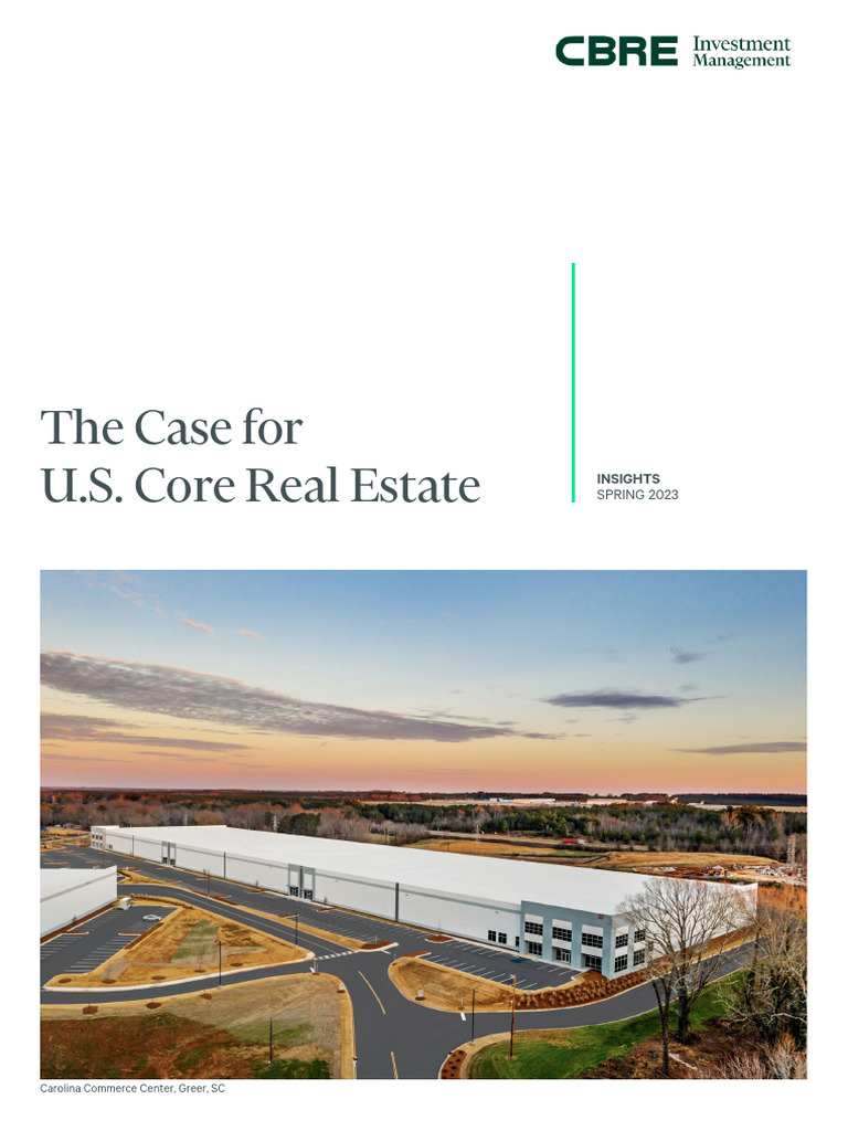 U.S. Core Real Estate Investment Insights | PDF | Diversification ...