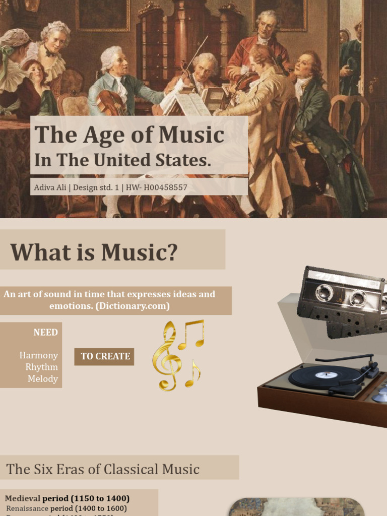 Overview of Classical Music Eras | PDF | Classical Period (Music ...