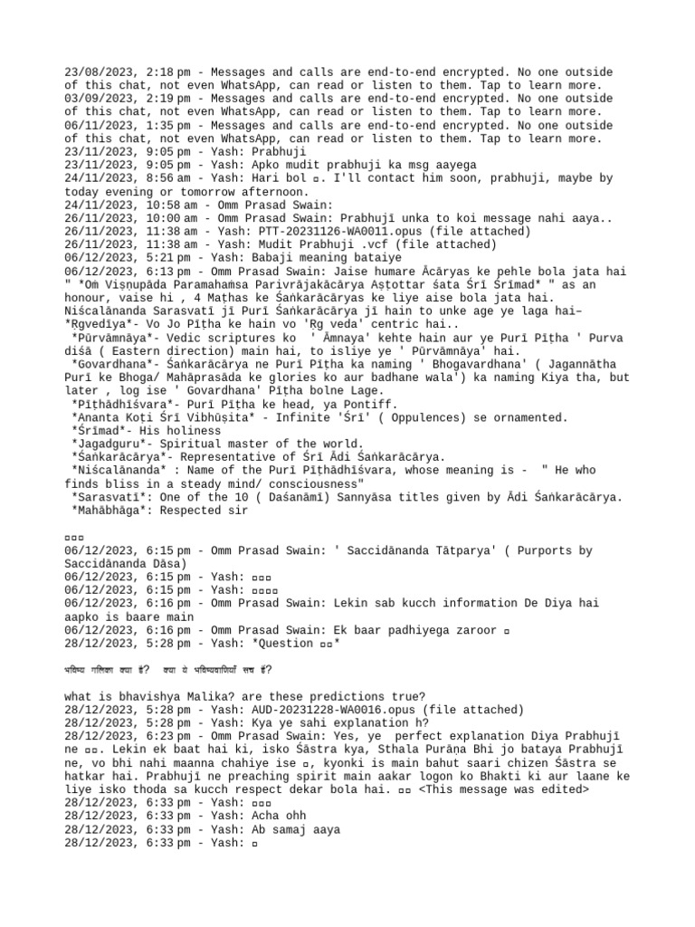 WhatsApp Chat With Yash | PDF | Indian Poetics