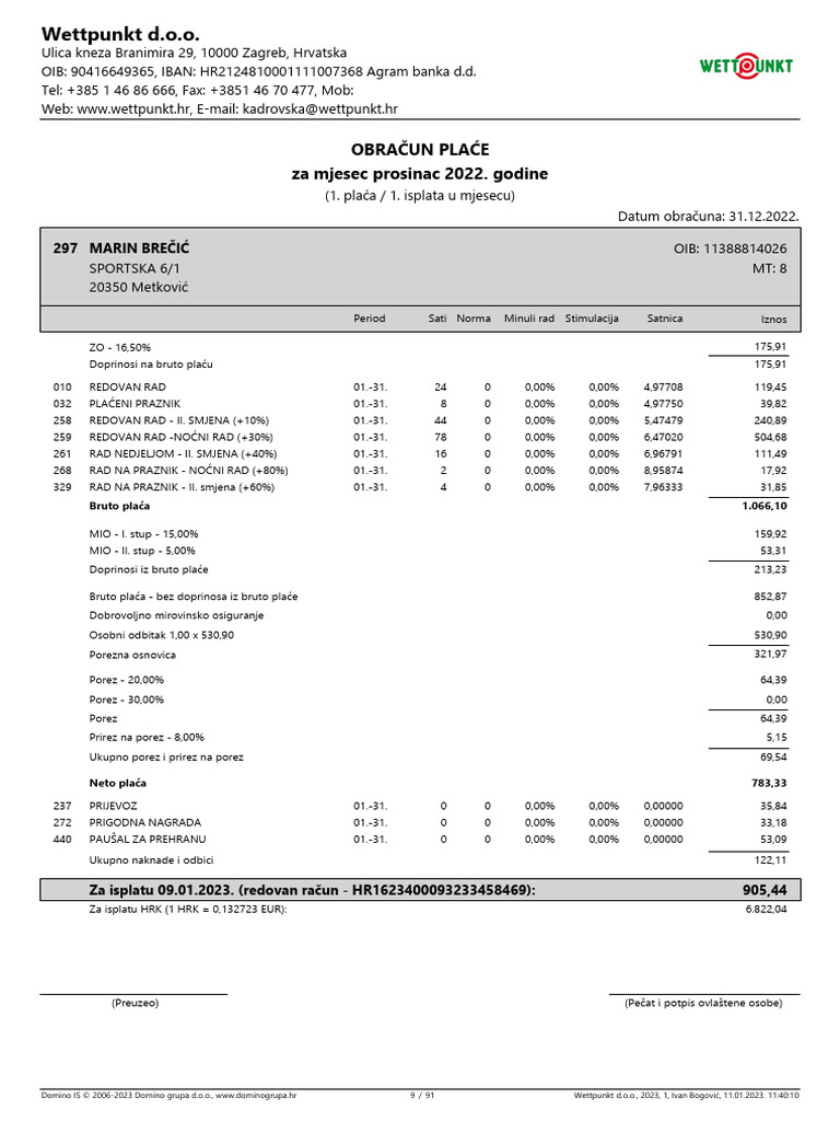 Platne Liste | PDF