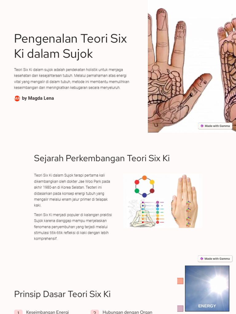Pengenalan Teori Six Ki Dalam Sujok | PDF