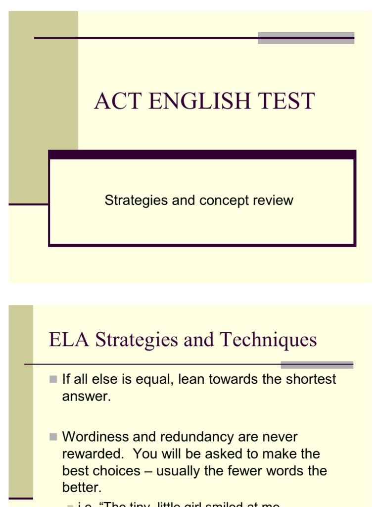 Act Test and Study Notes | PDF | Equations | Verb