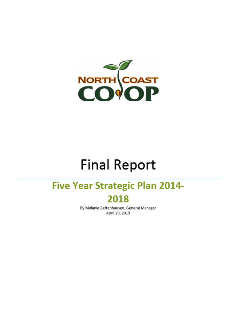 Final Report - Strategic Plan 2014-2018 | Download Free PDF ...