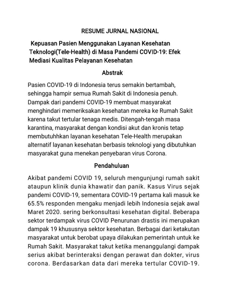 RESUME JURNAL Desi 2 | PDF | Pengembangan Diri