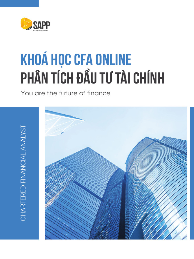 (SAPP Academy) - CFA Online Brochure | PDF