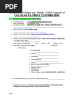 DOLE OSHC Template - OSH Program | PDF | Personal Protective Equipment ...