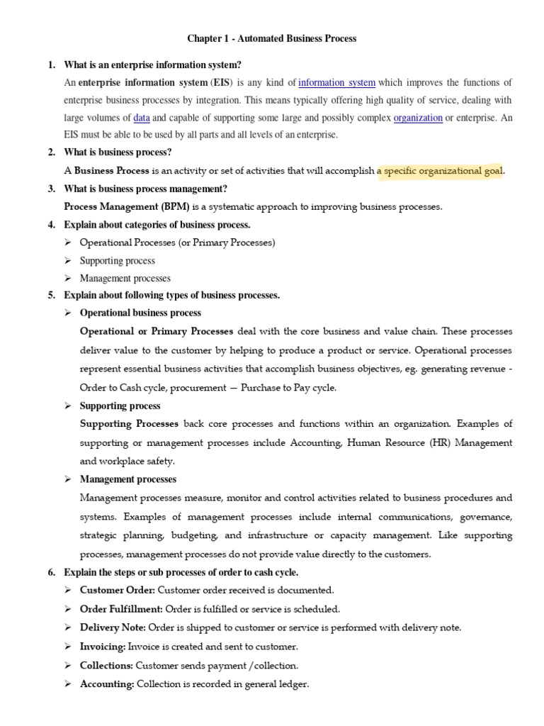 CH1 Points | Download Free PDF | Internal Control | Computer Security