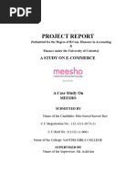 Project On Meesho (BES) | PDF | E Commerce | Private Sector