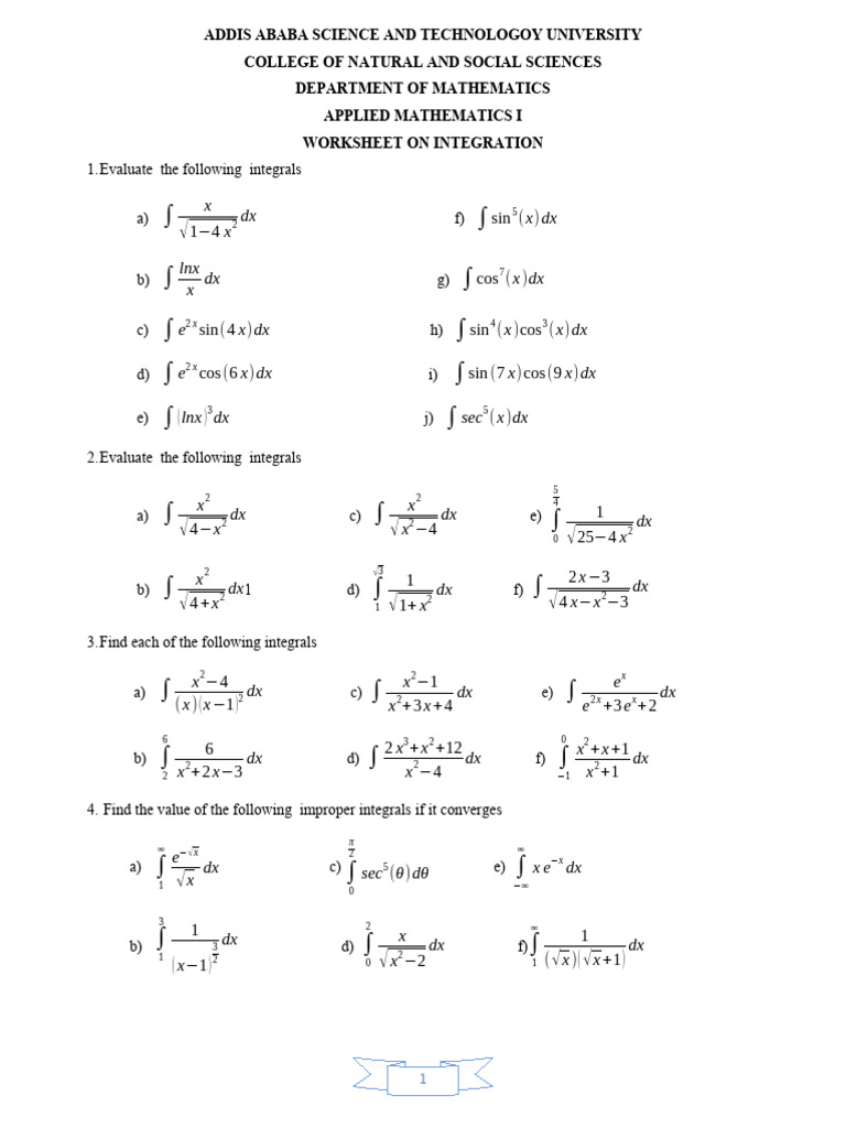 CH - 5 Worksheet | PDF | Mathematical Relations | Complex Analysis