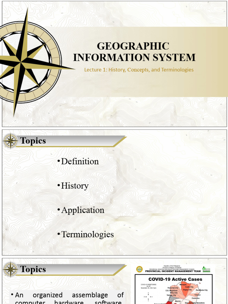 Lecture 1 - Introduction To GIS | PDF | Geographic Information System ...