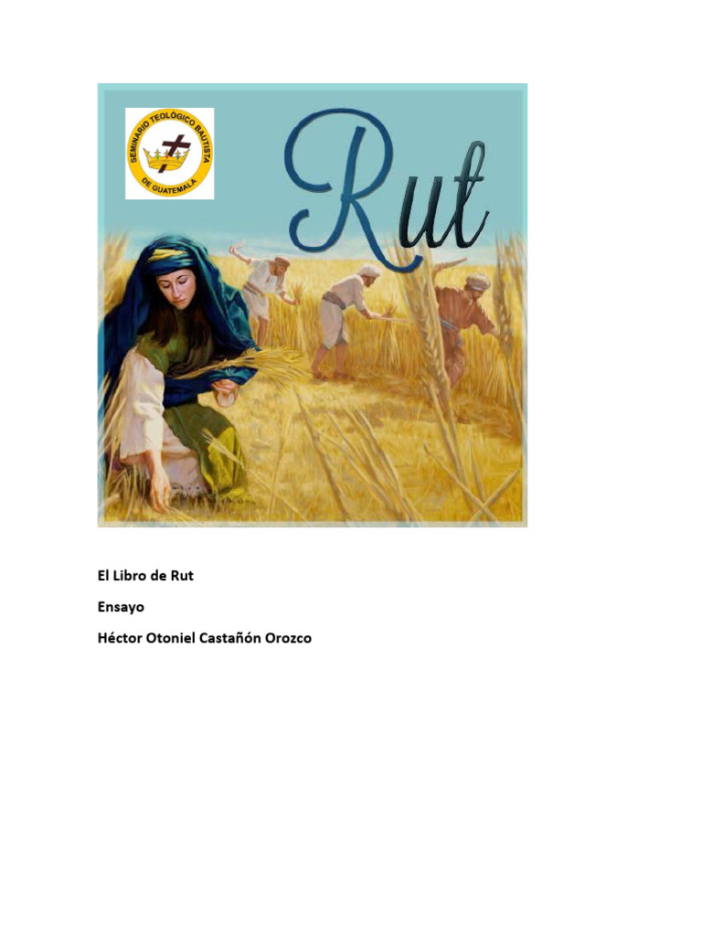 La historia de Rut y su redención | PDF | Rut (figura bíblica) | Libro ...