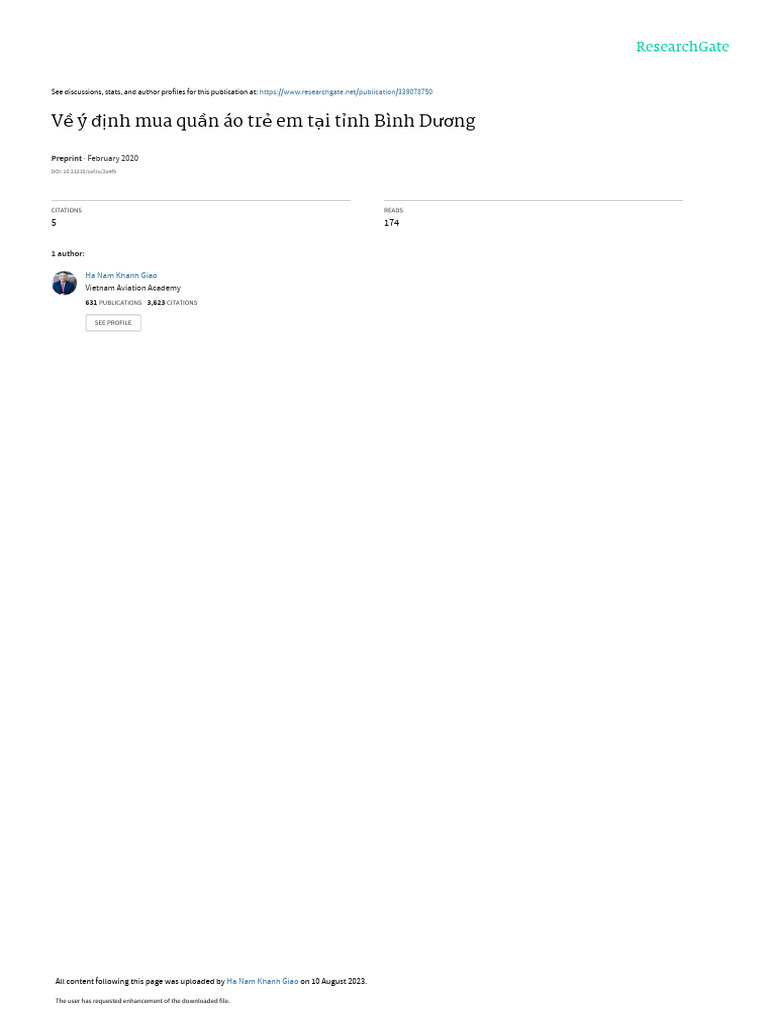 Vnhmuaqunotremtitnh BNH DNG | PDF