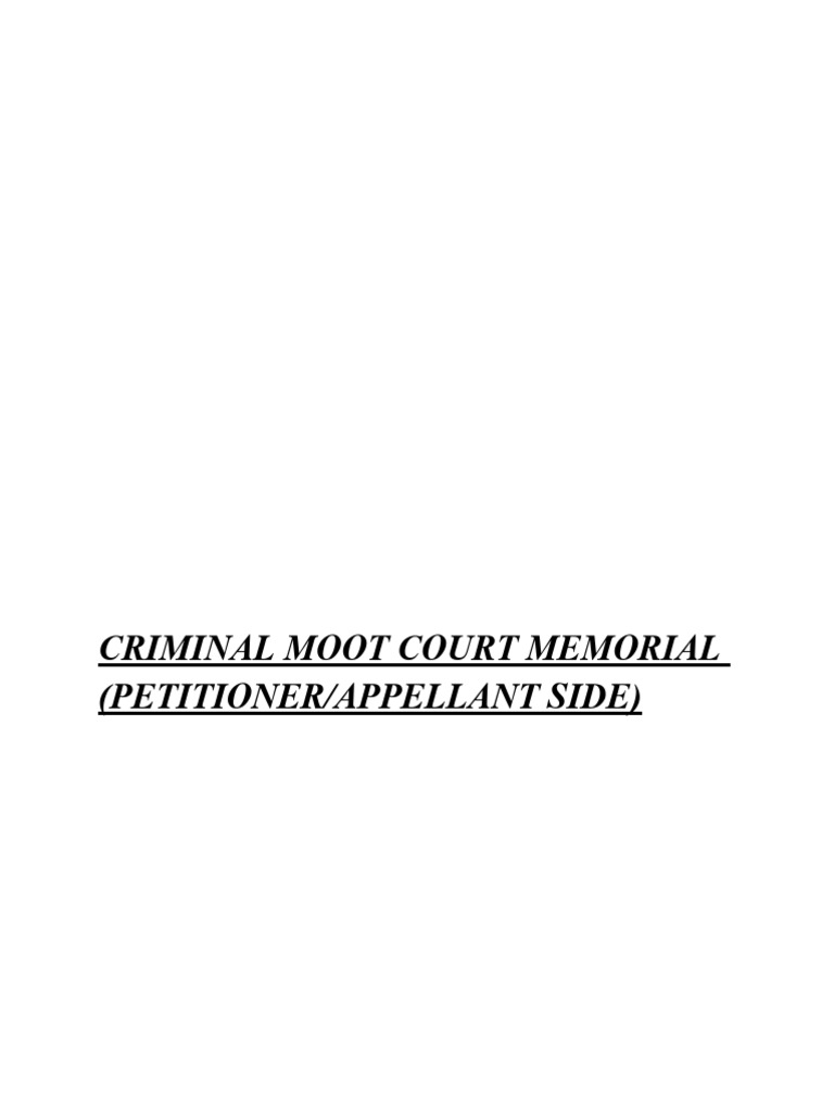 304 - B Petitioner Memorial | PDF | Appeal | Trials