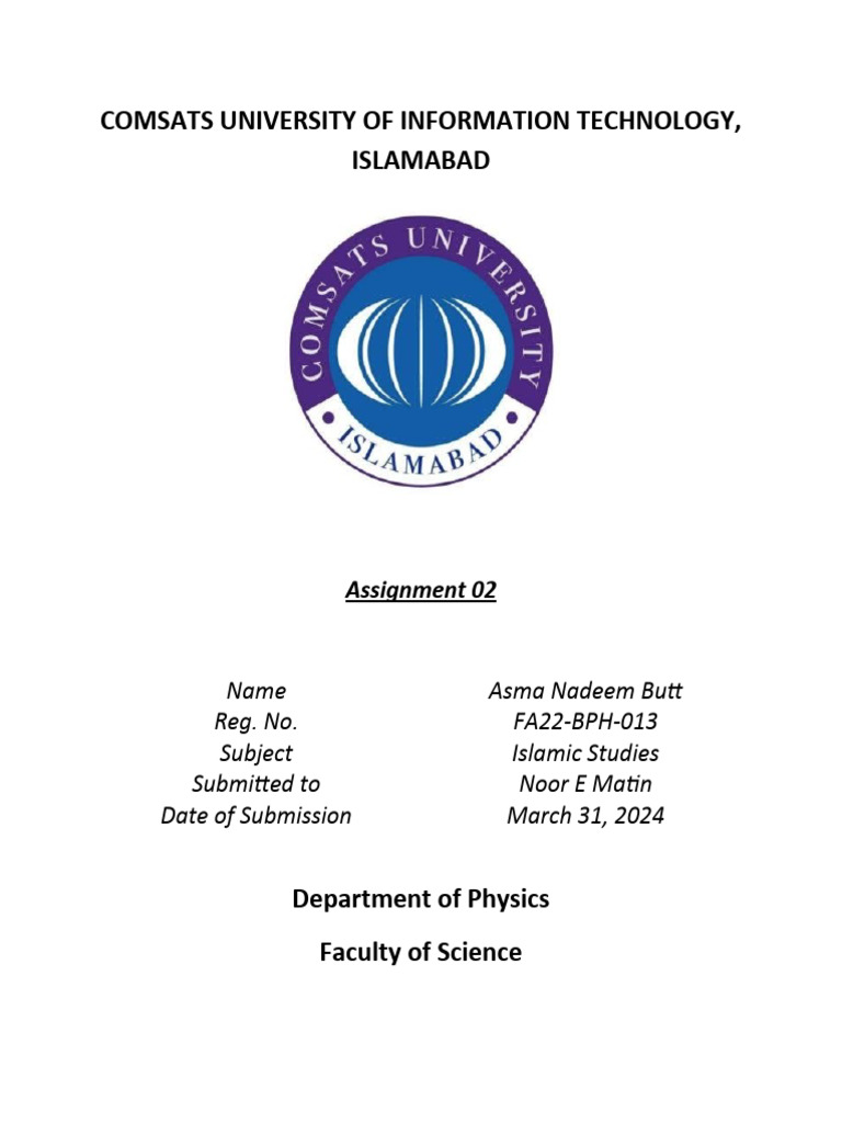 Assignment 2 Solved | PDF | Integrity | Cognition