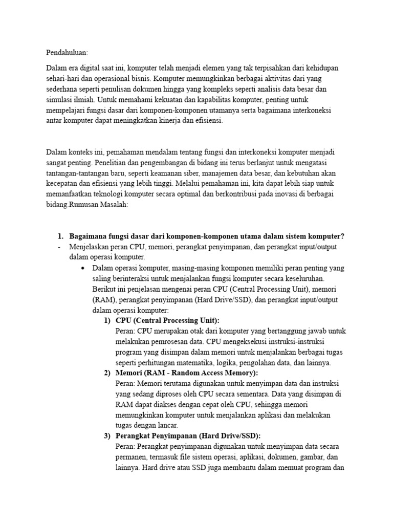 Materi Presentasi Uts Orkom | PDF | Seni | Komputer