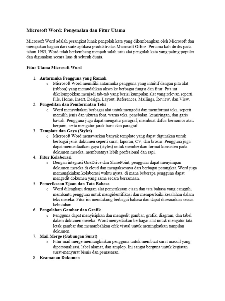 Microsoft Word 2 | PDF