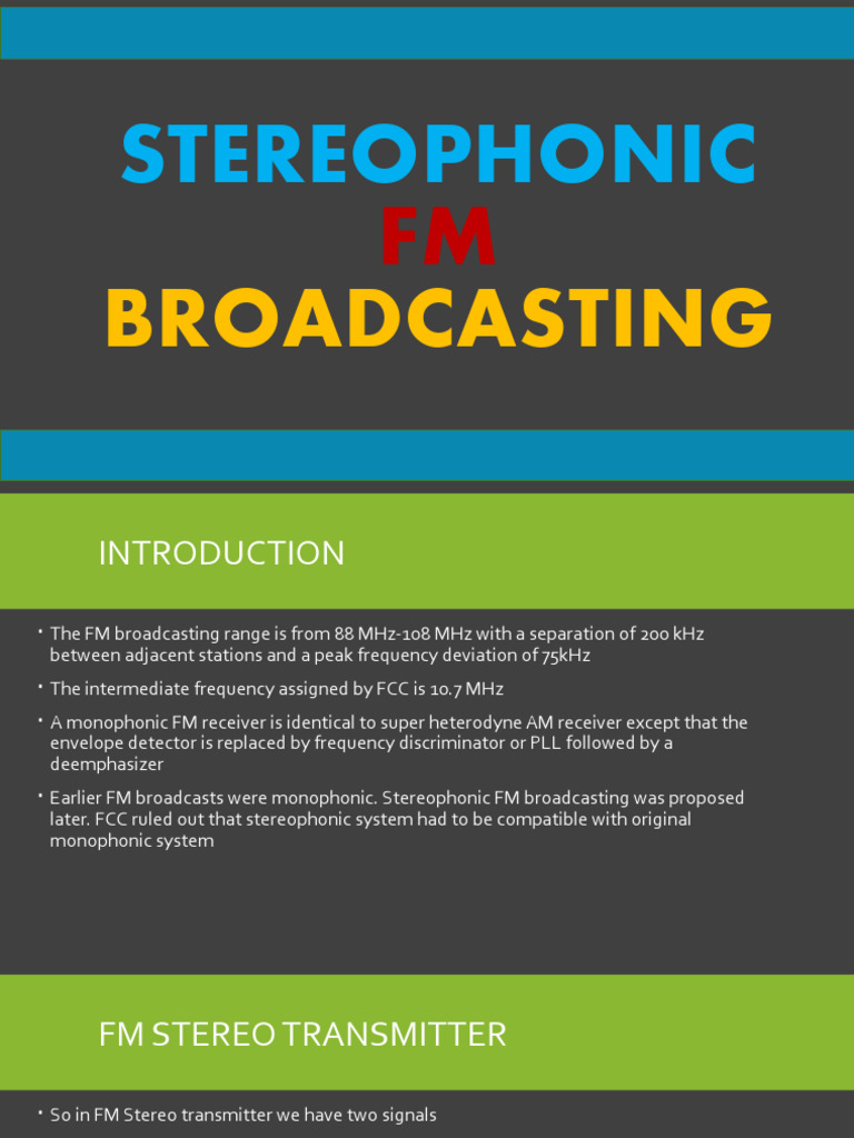 Lecture 12 FM Receiver | PDF Lecture 12 FM Receiver | PDF