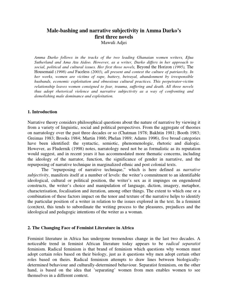 male-bashing-and-narrative-subjectivity-pdf-feminism-gender-studies