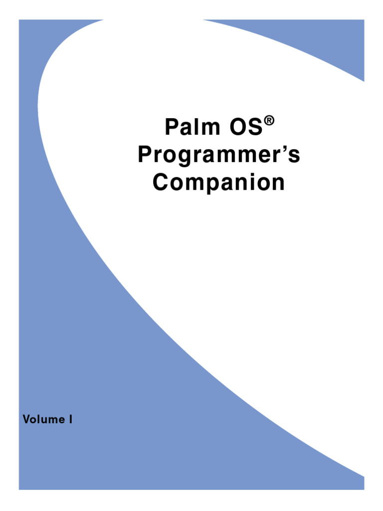 Palm OS Companion (Programación Palm) | PDF | Operating System ...