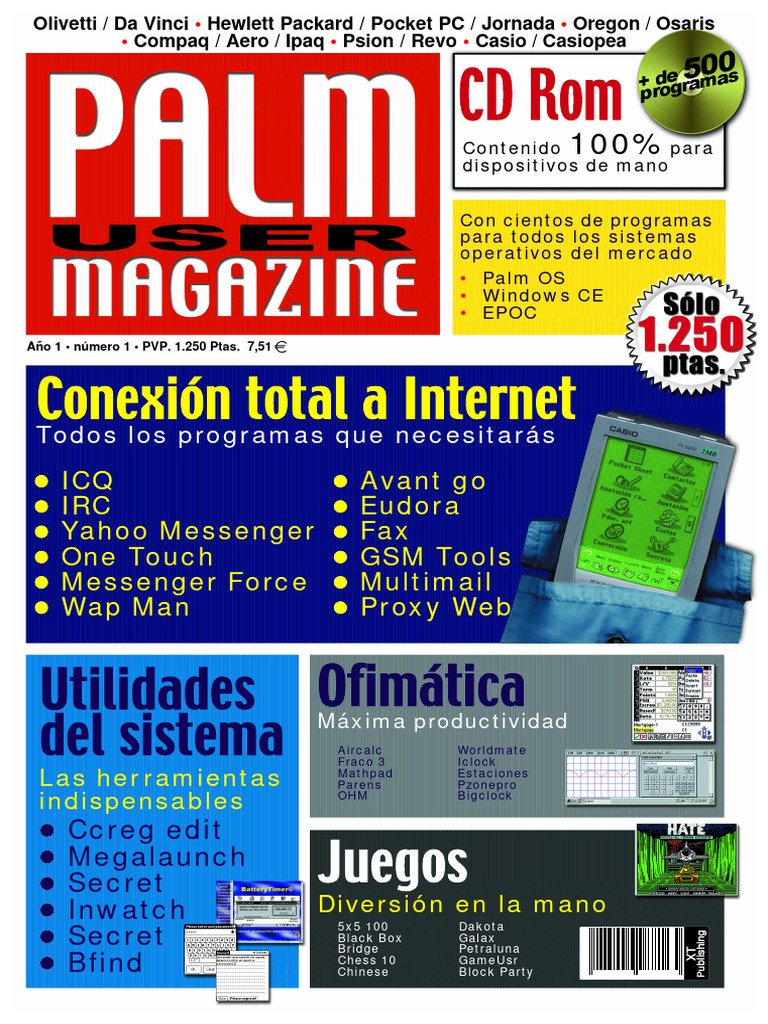 Palm User Magazine 1 | PDF | Software de la aplicacion | Archivo de ...