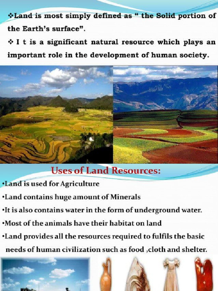 Land Resources 2 | PDF