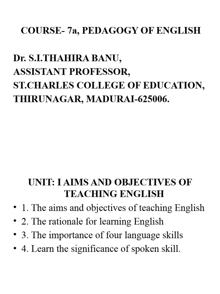 English | PDF | Language Education | Learning