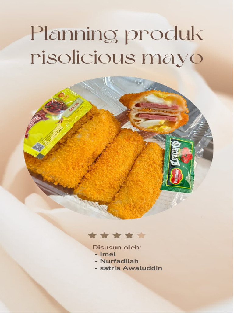 Business Plan Risol Mayo Enak Mantep | PDF | Bisnis | Pengelolaan Keuangan & Uang