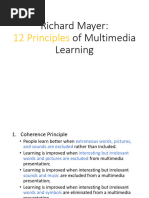 Multimedia Learning Mayer 2009 | PDF | Multimedia | Instructional Design
