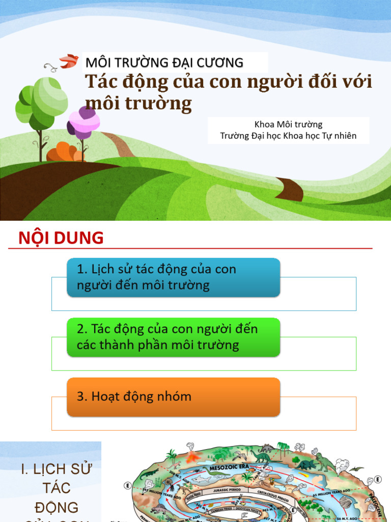 (MTDC) Tuần 5 - Tac dong cua con nguoi vao moi truong | PDF