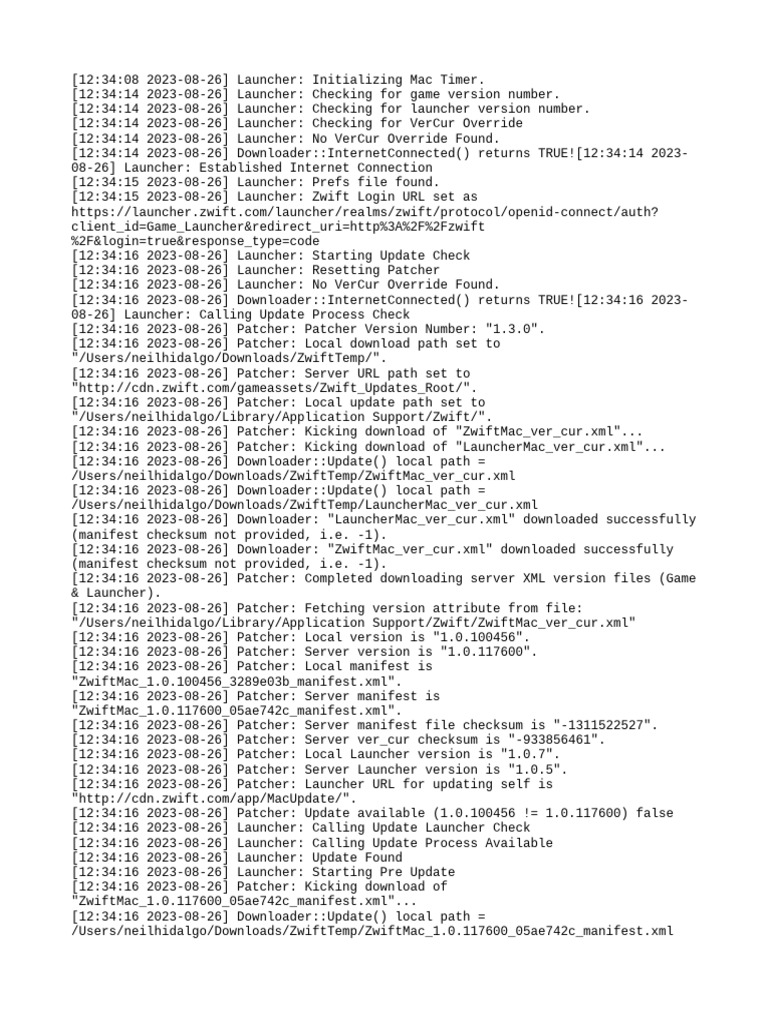 Launcher - Log (Old 3) | PDF | Download | Computer File
