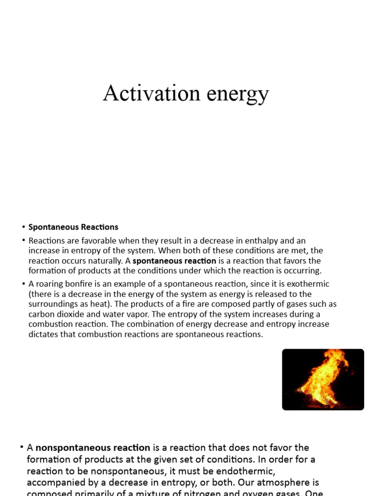 Activation Energy Lec3 | PDF | Activation Energy | Chemical Reactions