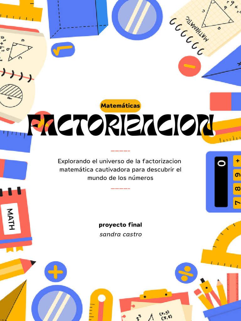 Manual de Factorizacion | Descargar gratis PDF | Factorización | Multiplicación