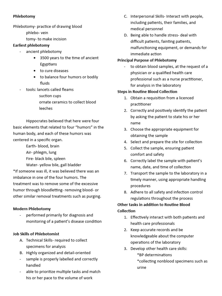 Phlebotomy | PDF | Occupational Safety And Health | Allergy