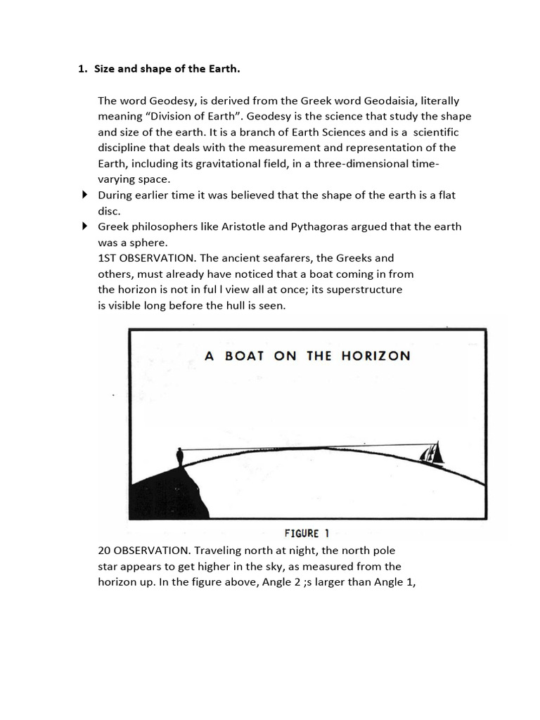 Understanding Earth's Shape and Geodesy | PDF | Surveying | Geodesy