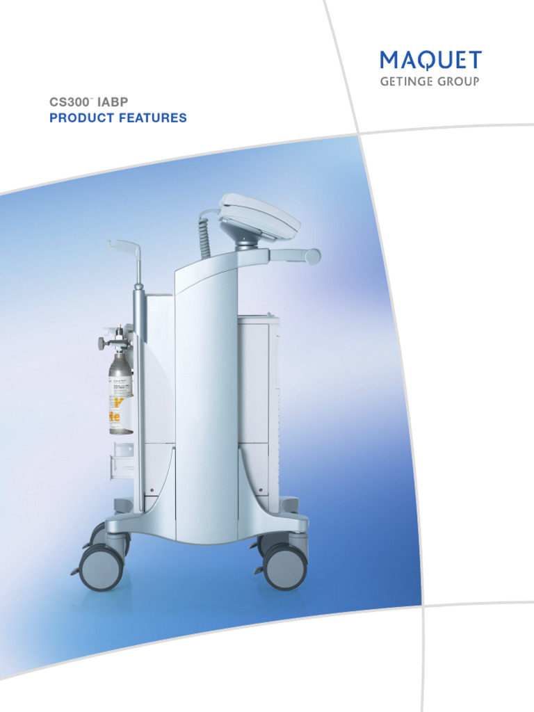 CS300 IABP Specifications EN | PDF | Electrocardiography | Balloon