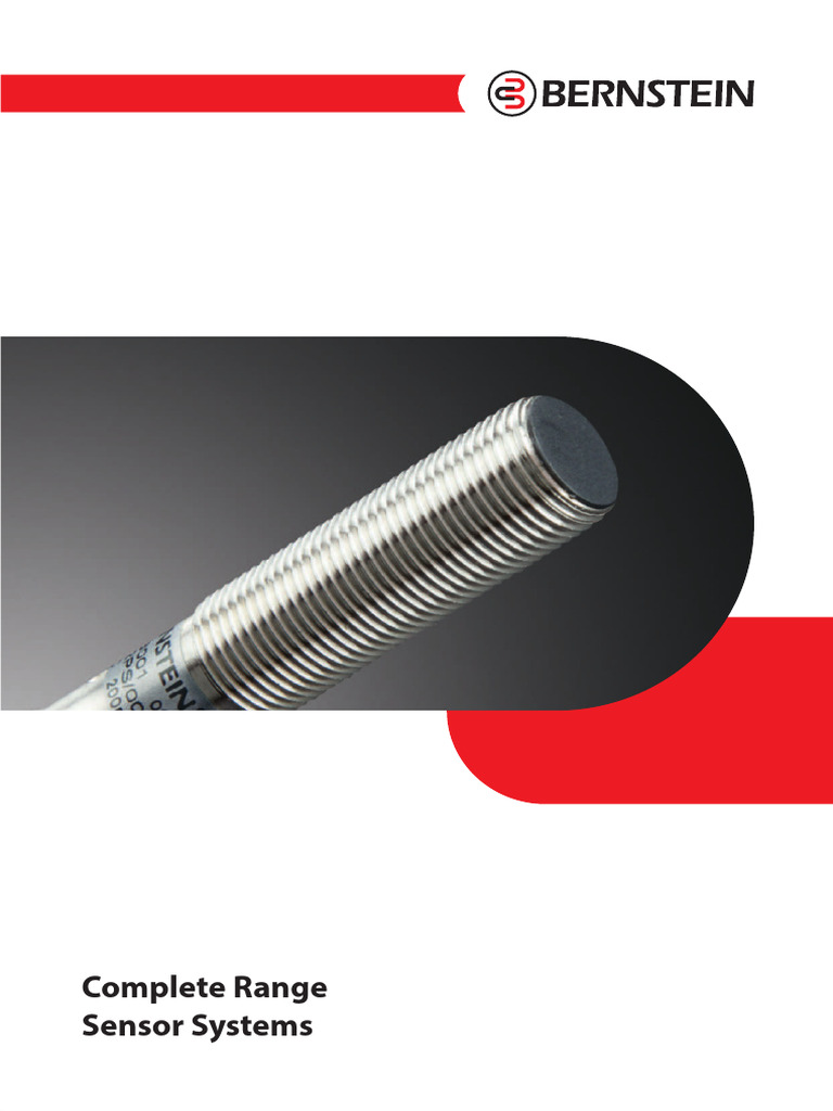 BERNSTEIN Complete Range Sensor Systems | PDF | Inductor | Electrical ...