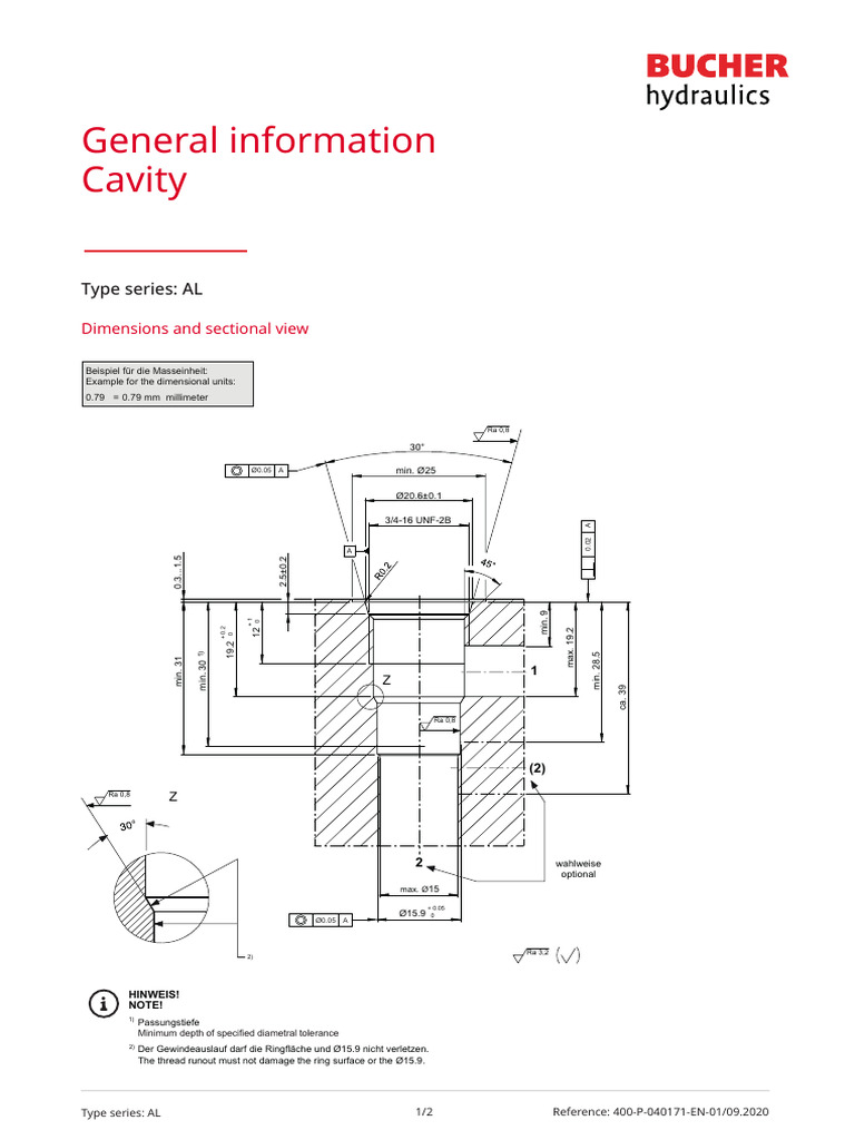 General Information Cavity: Type Series: AL | PDF