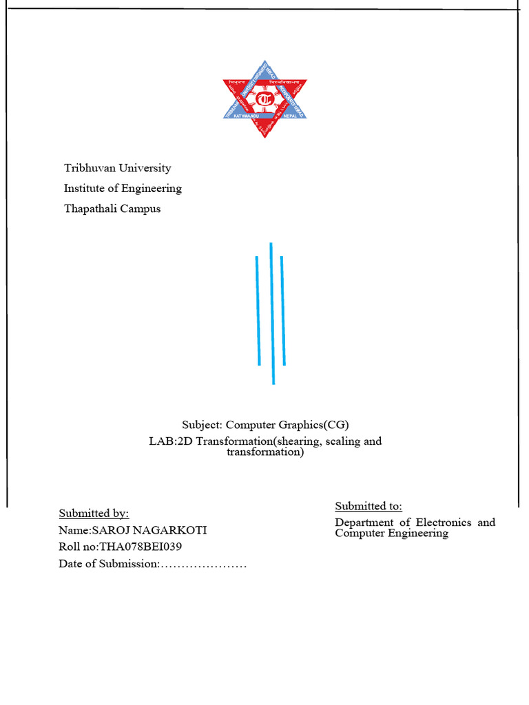 2d Trasformation Pdf Pdf 2 D Computer Graphics Cartesian Coordinate System