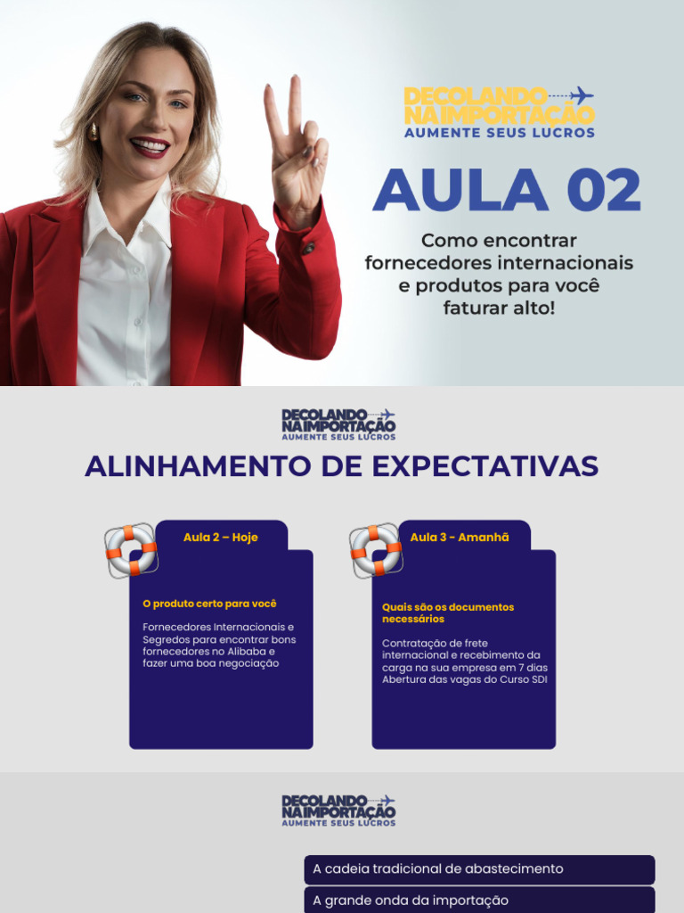 Aula 02 - Produto Certo e Fornecedores No Alibaba - Alunos | PDF | Economias | Business
