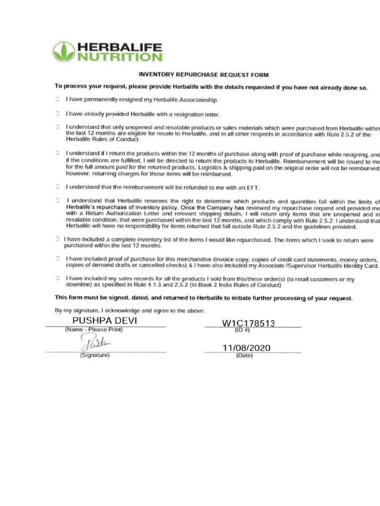 Ifr Form 2020 | Download Free PDF | Inventory | Business