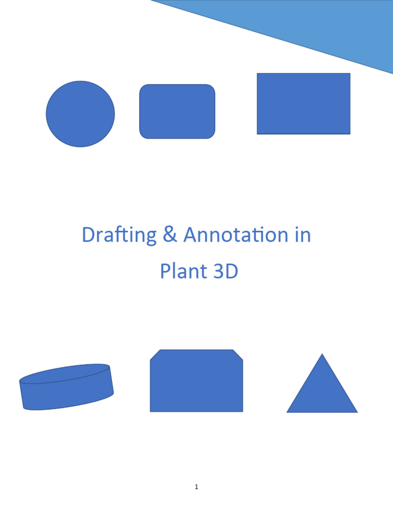 Drafting & Annotation in Plant 3D | PDF | Technical Drawing | Euclid