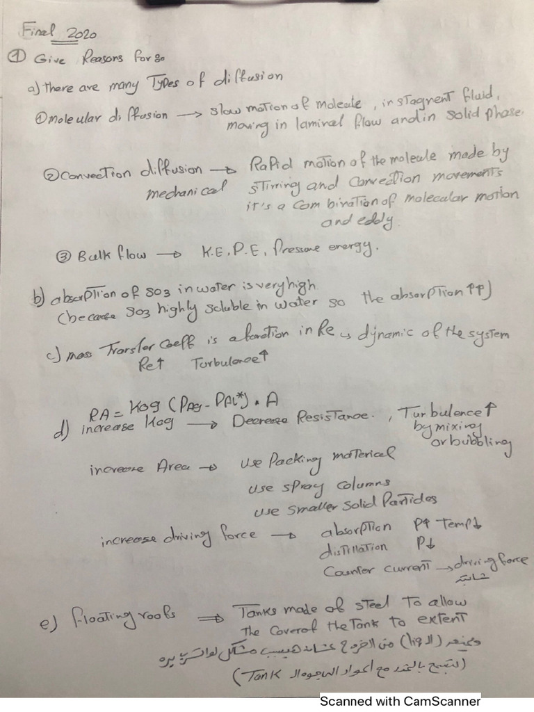 (MT1) Final 2020 Sol. | PDF