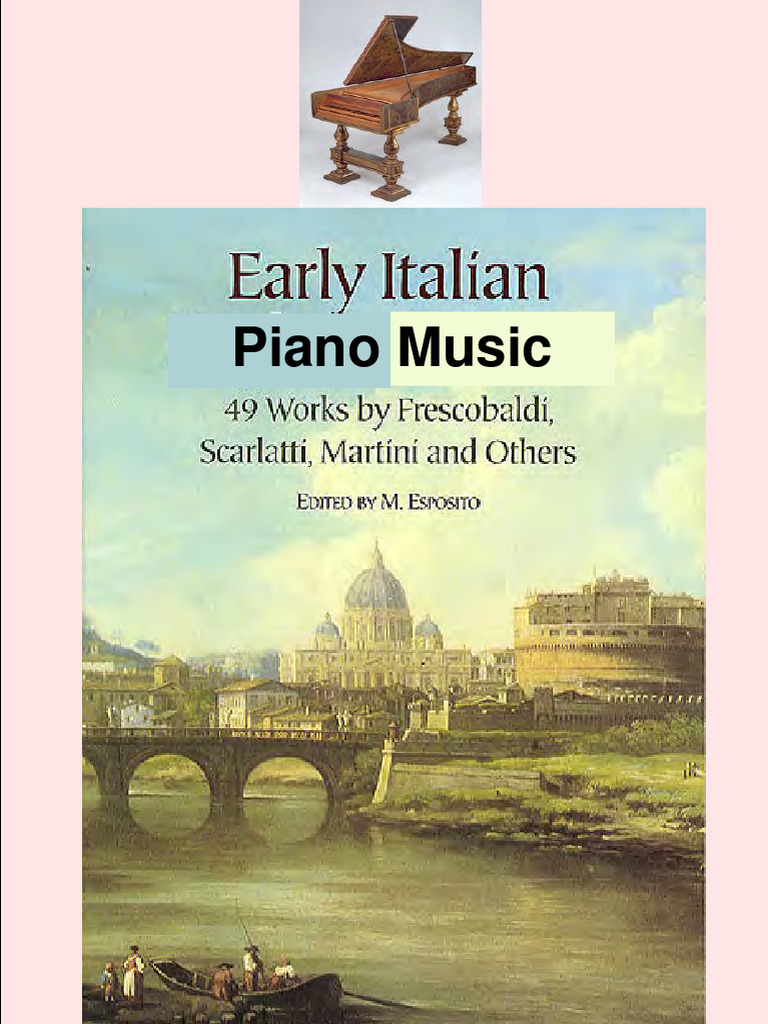 Early Italian Piano Music | PDF
