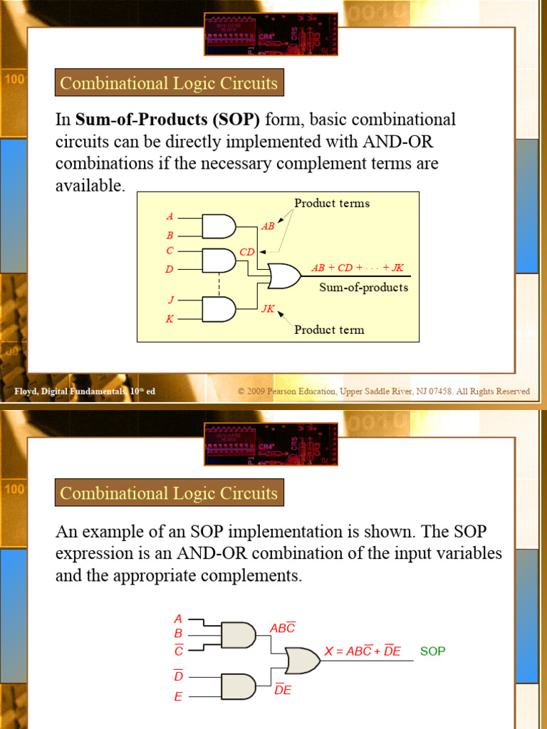 Week5-Combinational Logic Circuits and Special Combinational Logic ...