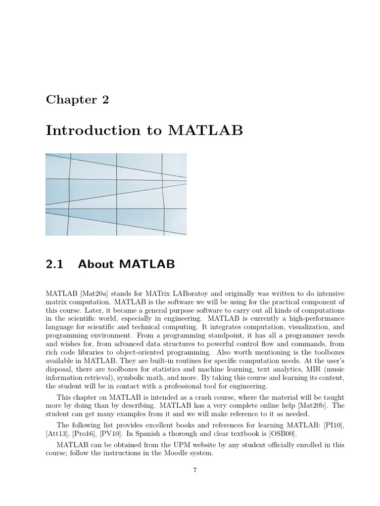 DSP 20 Chapter 2 | Download Free PDF | Matrix (Mathematics) | Matlab