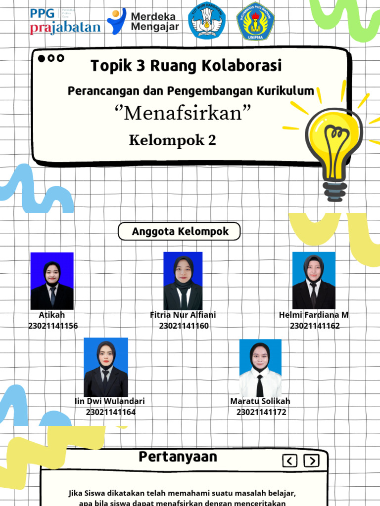 Topik 3-Ruang Kolaborasi-Kelompok 2 - Atikah | PDF | Karier ...