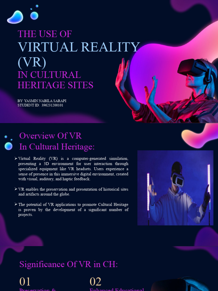 Final Slides - VR Use in CH | PDF | Virtual Reality | Alternate Reality