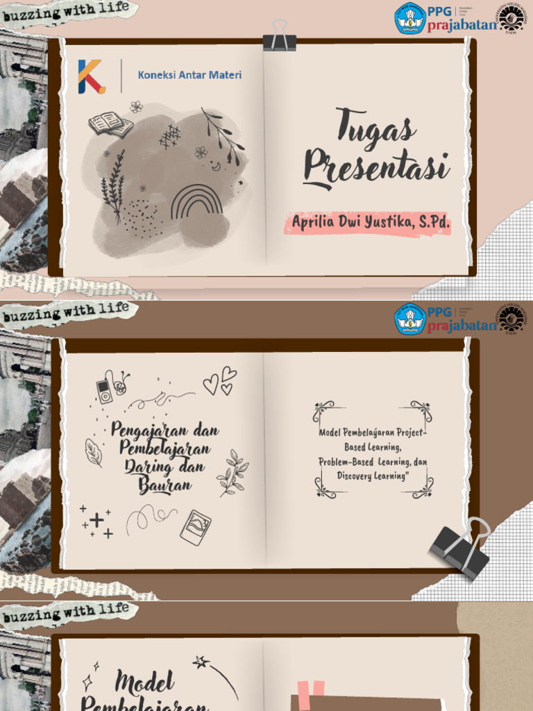 Aprilia Dwi Yustika - 6koneksi Antar Materi - PPT Canva PPDB | PDF